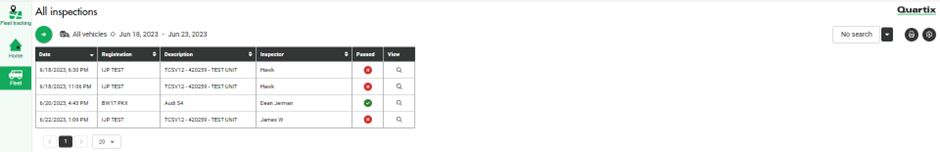 How-to: View inspection reporting