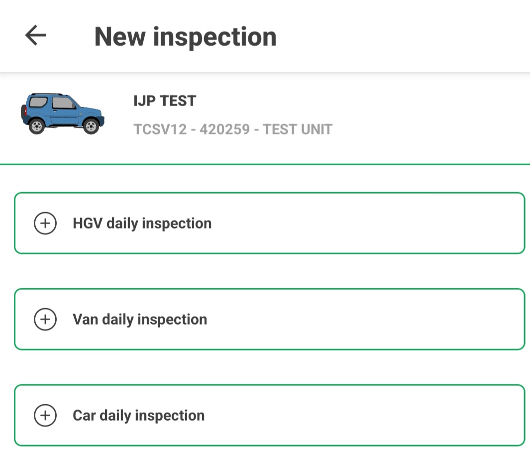 How-to: Complete a new inspection using Quartix Check