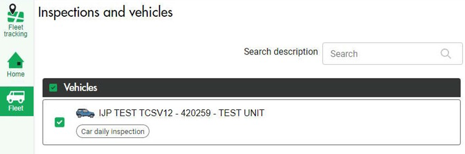 How-to: Assign a vehicle inspection to a vehicle