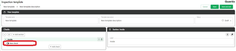 How-to: Create your own Quartix Check inspection template